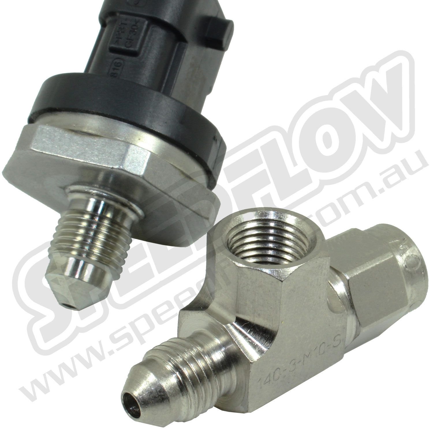 Steel Female to Male with 1/8" or Metric NPT Port
